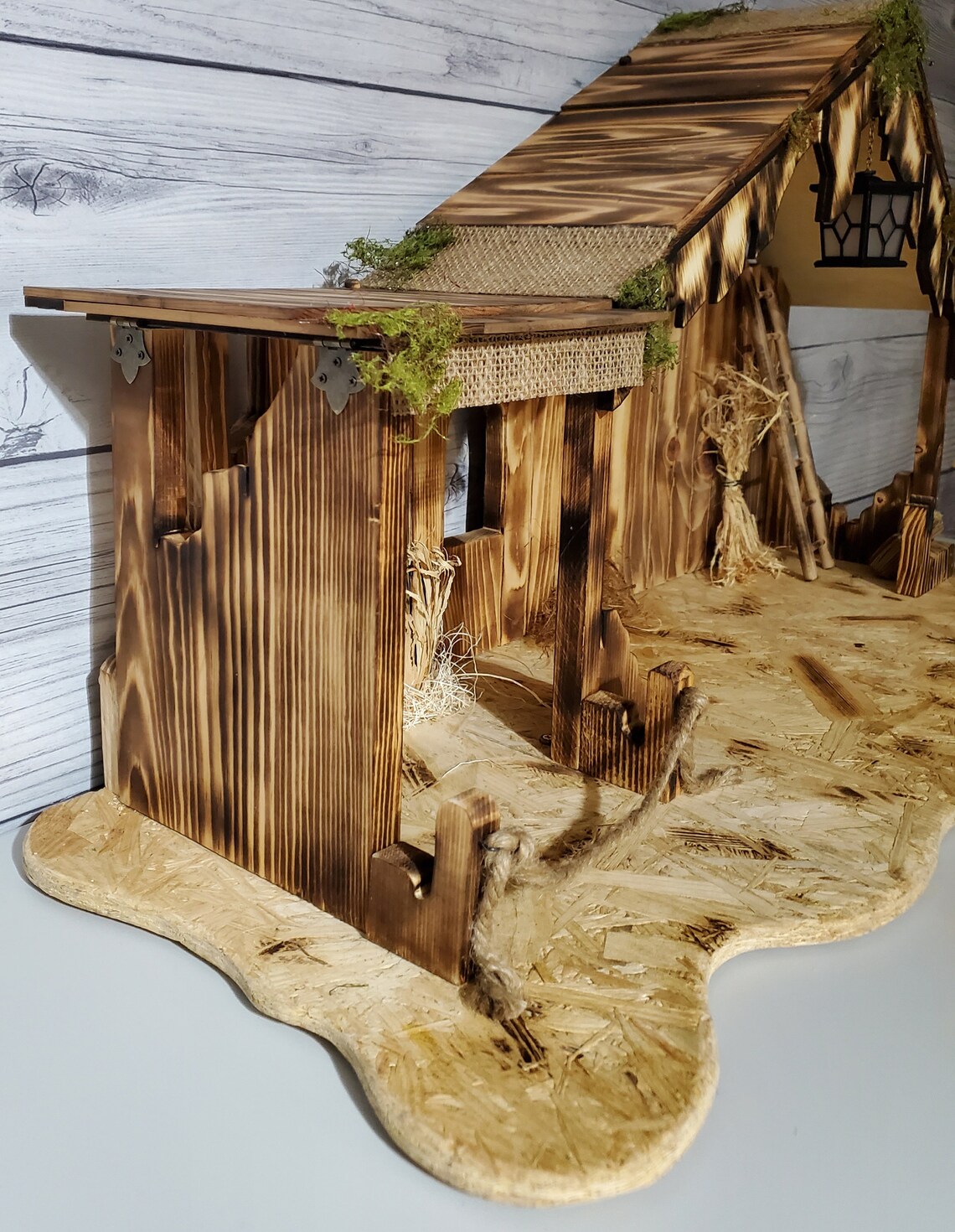 Nativity Manger stable for Nativitywood Nativity Stable - Etsy
