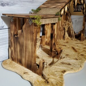 Nativity Manger ,stable for Nativity,wood Nativity Stable, Manger ...