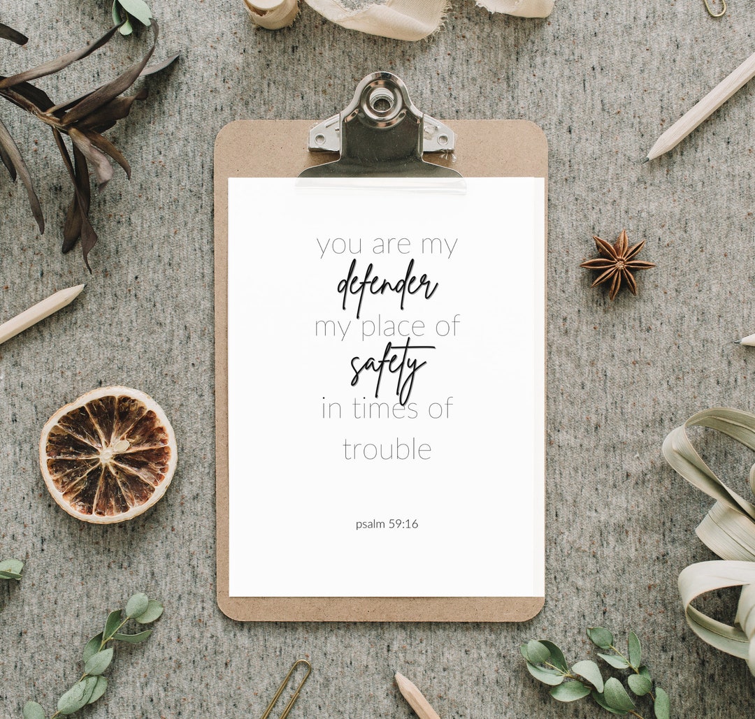 Bible Verse Print | Psalms | Digital Print Art - Etsy