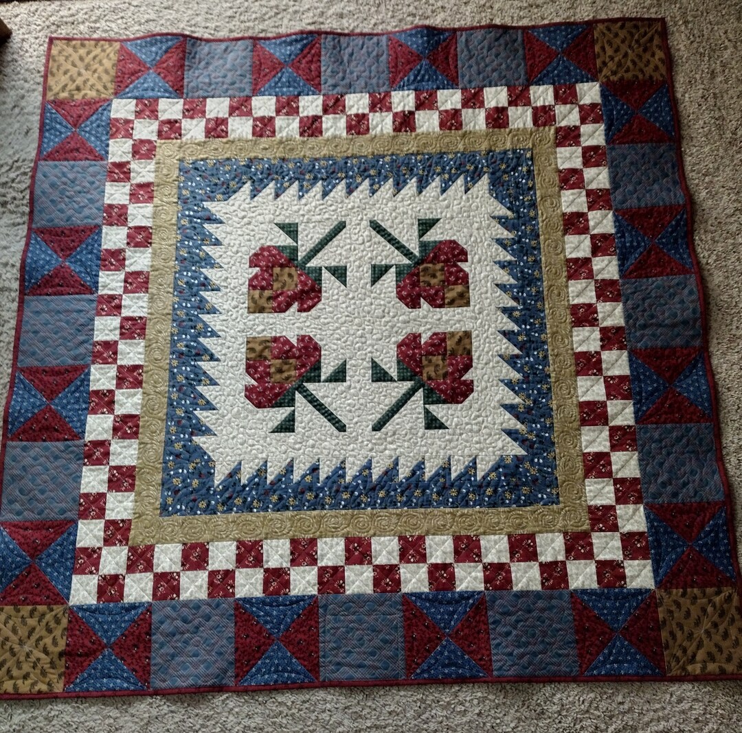 Summertime Quilted Wall Hanging / Table Topper / Throw - 54" X 54" - Etsy