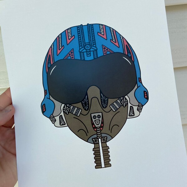 Maverick Helmet Svg - Etsy