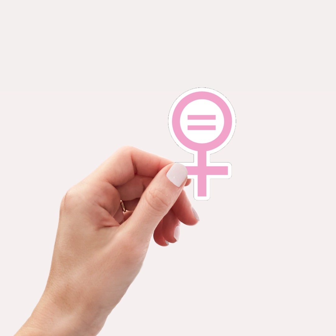 Female Equality Sign Sticker, Women's Rights Sticker, Gender Equality ...