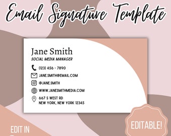 Bitmoji Teacher Email Signature - Etsy