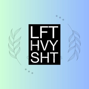 LFT HVY SHT Weight Lifting Sticker, Barbell, Powerlifting, Gym ...