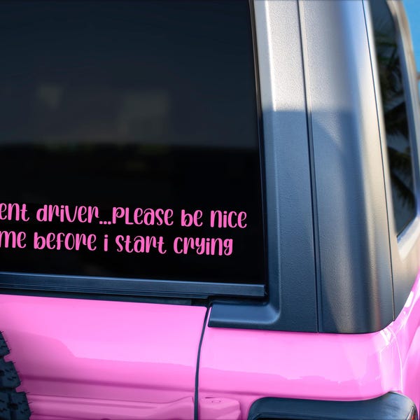 New Driver Sticker - Etsy