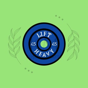 45 Lb. Blue Plate Sticker | Water Bottle, Notebook, Phone and Laptop ...
