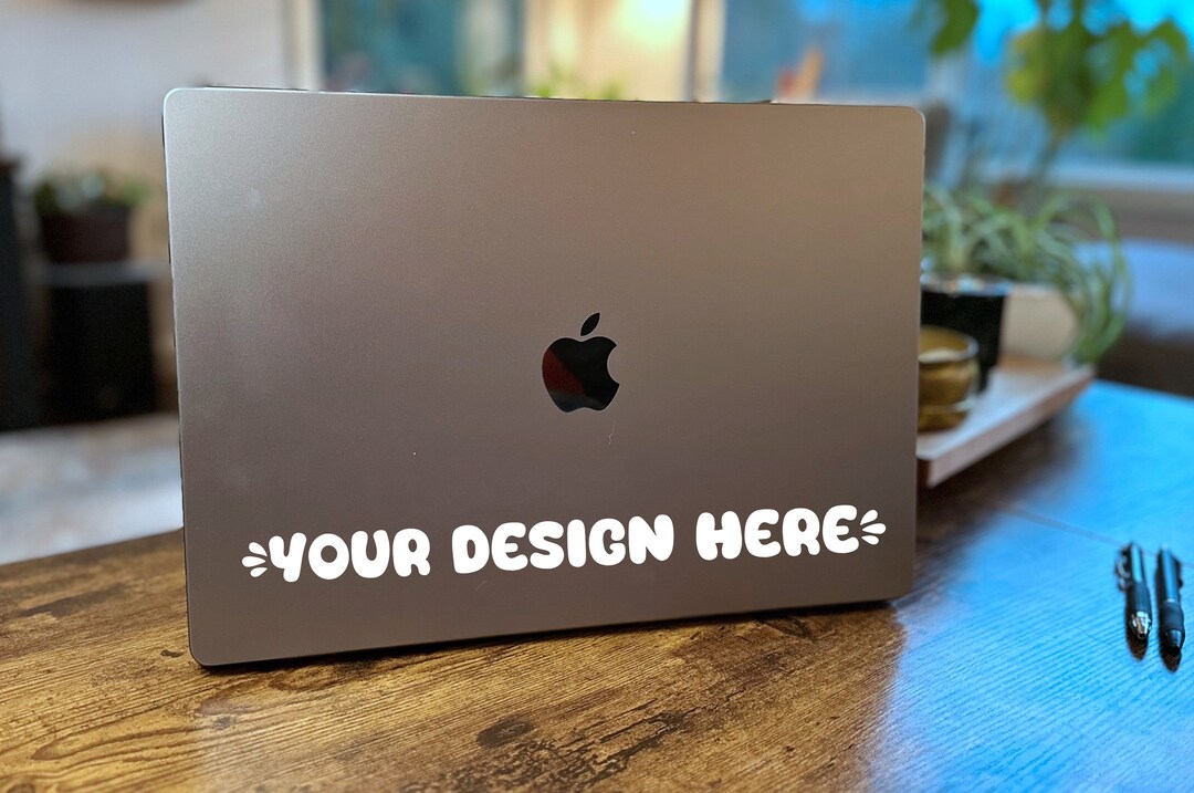 Laptop Mockup, MacBook Mockup, Laptop Sticker Mockup, Sticker Decal ...