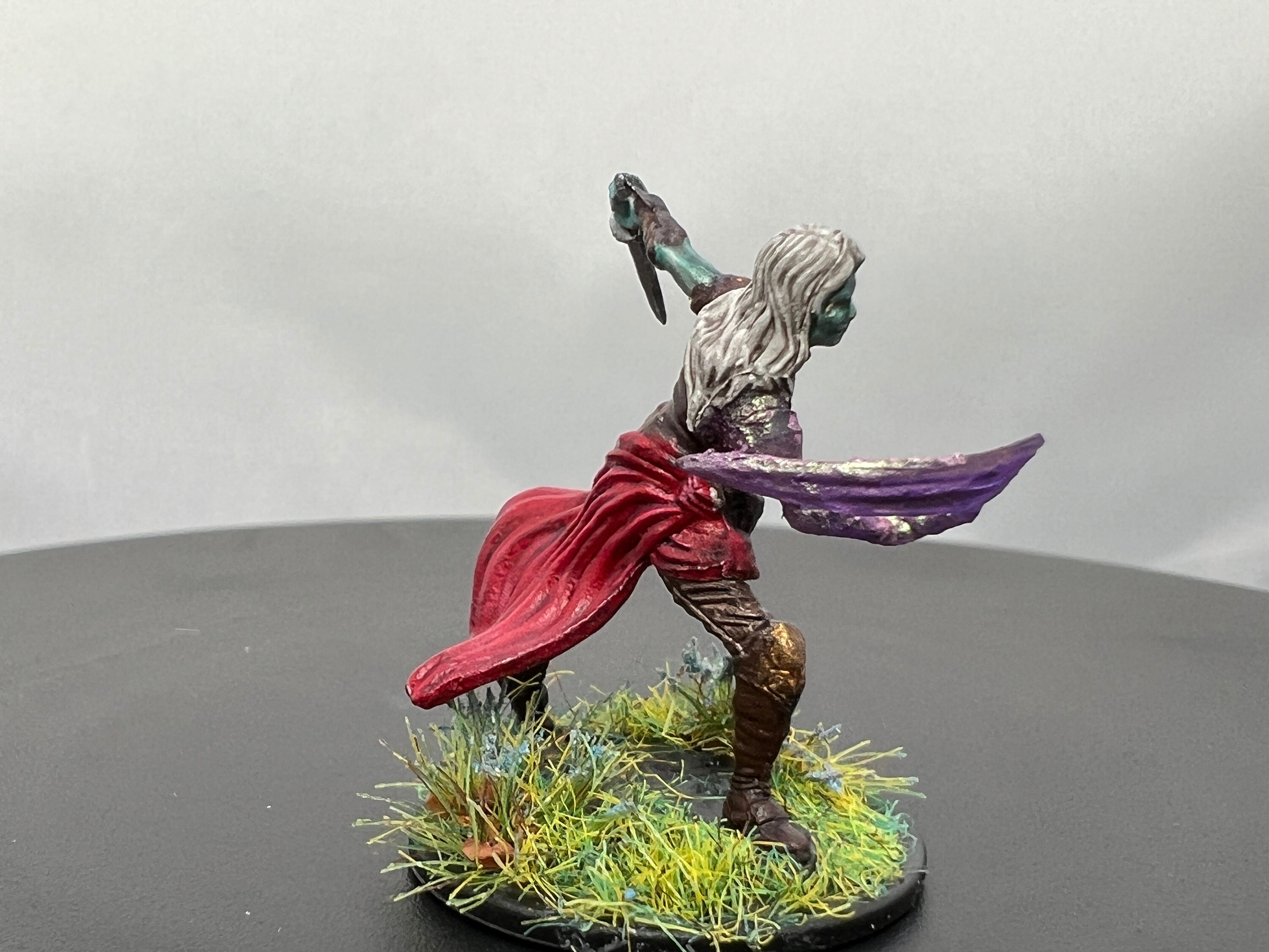 Female Air Genasi Elf Rogue Ranger Painted Miniature Dungeons - Etsy