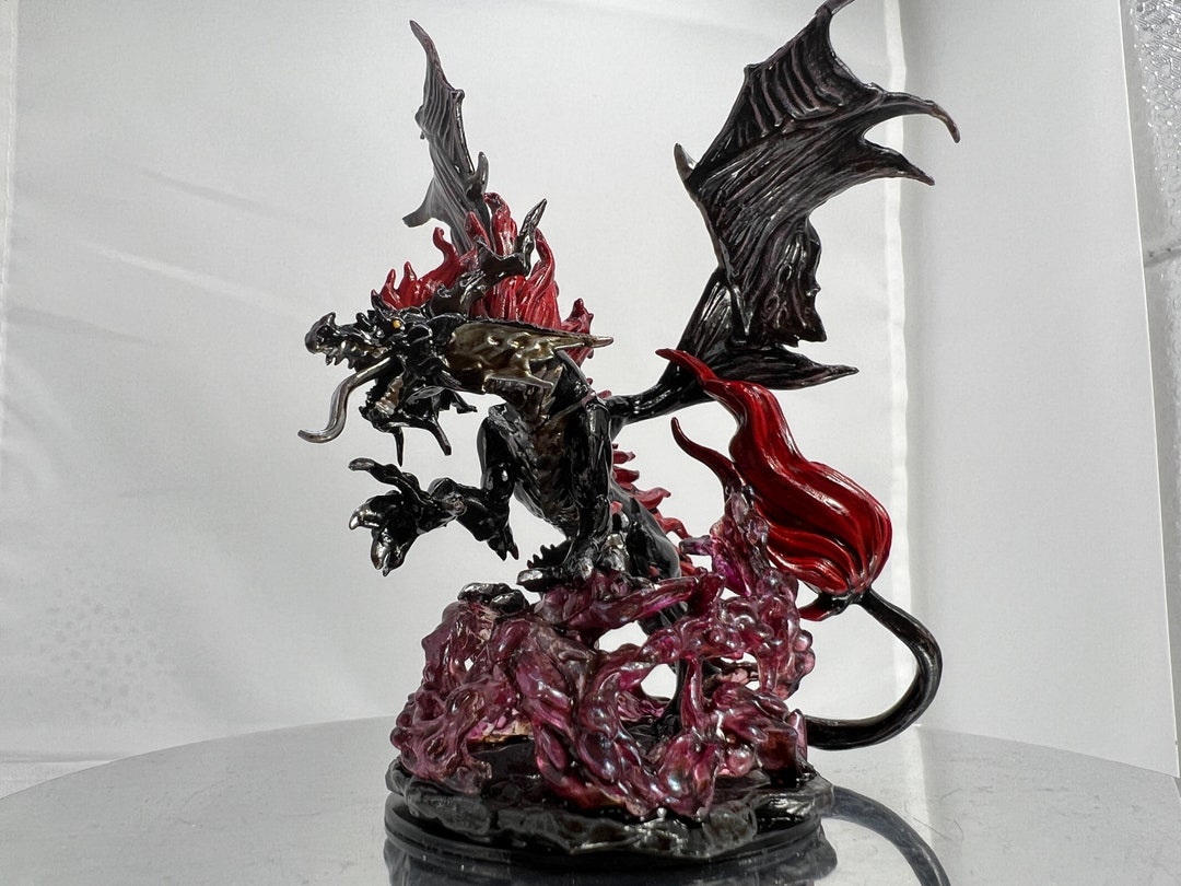 Nightmare Dragon Painted Miniatures Painted Mini Dungeons Dragons D&D ...