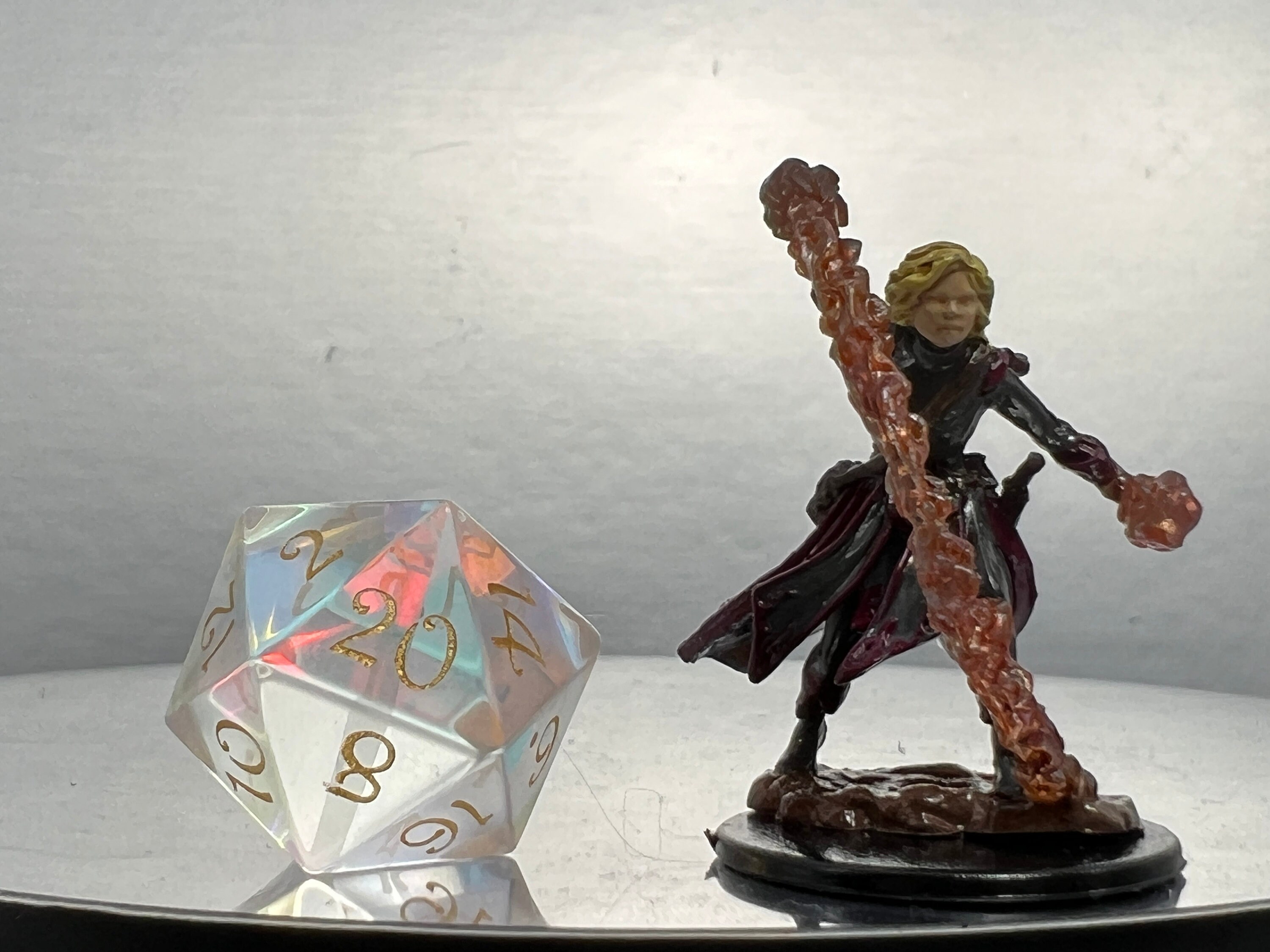 Female Human Wizard Sorcerer Priest Mage Cleric Hand Painted Miniature ...