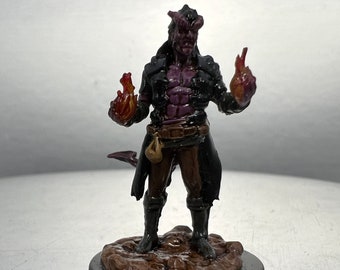 Ready Paint Tiefling Warlock Sorcerer Player Character Miniature | Hand Painted | Dungeons and ...