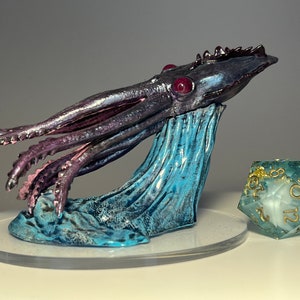 Juvenile Kraken Sea Monster Squid Painted Miniature Dungeons Dragons D ...