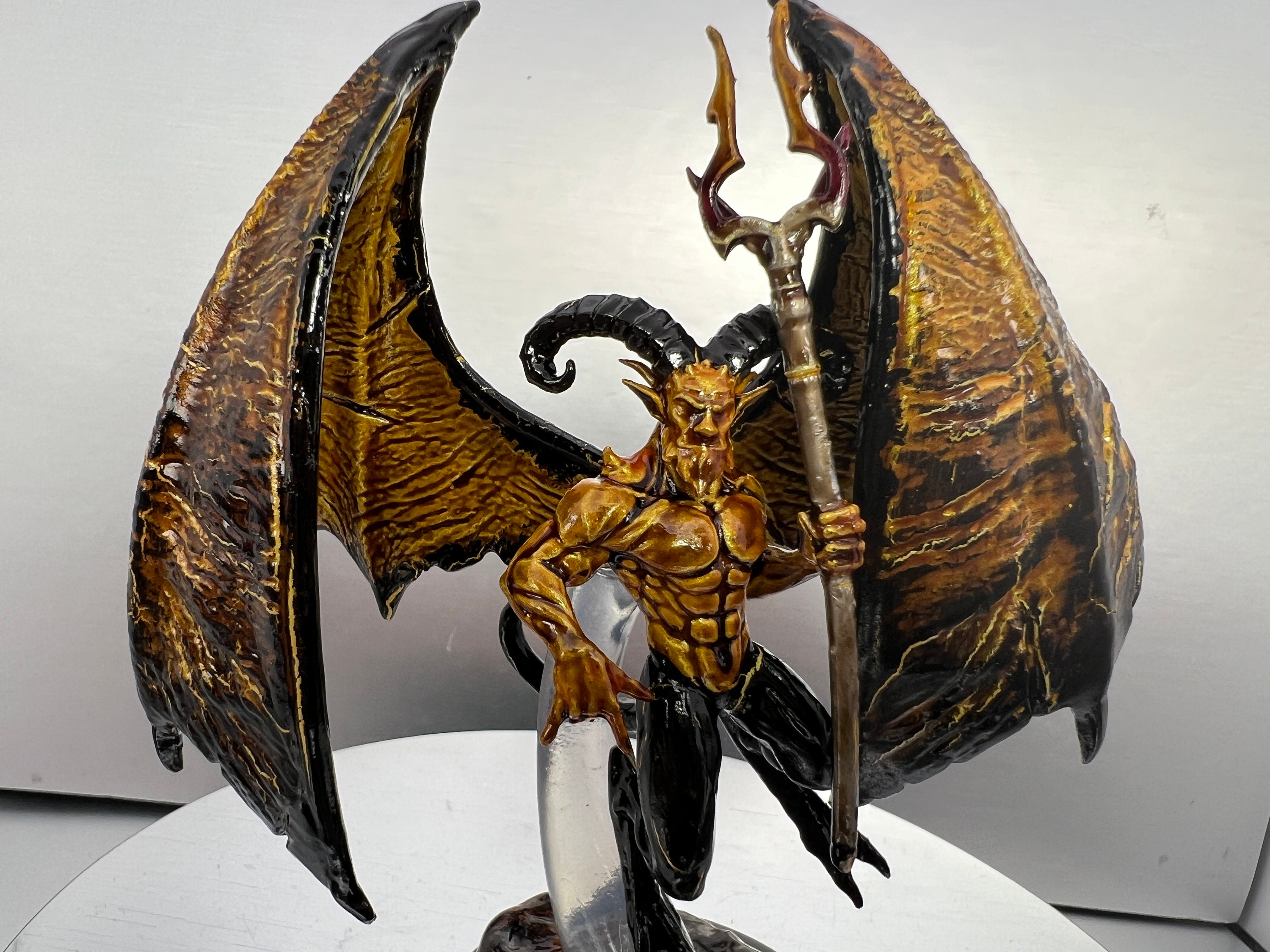 Horned Devil Painted Miniature Dungeons Dragons D&D DND Role Playing ...