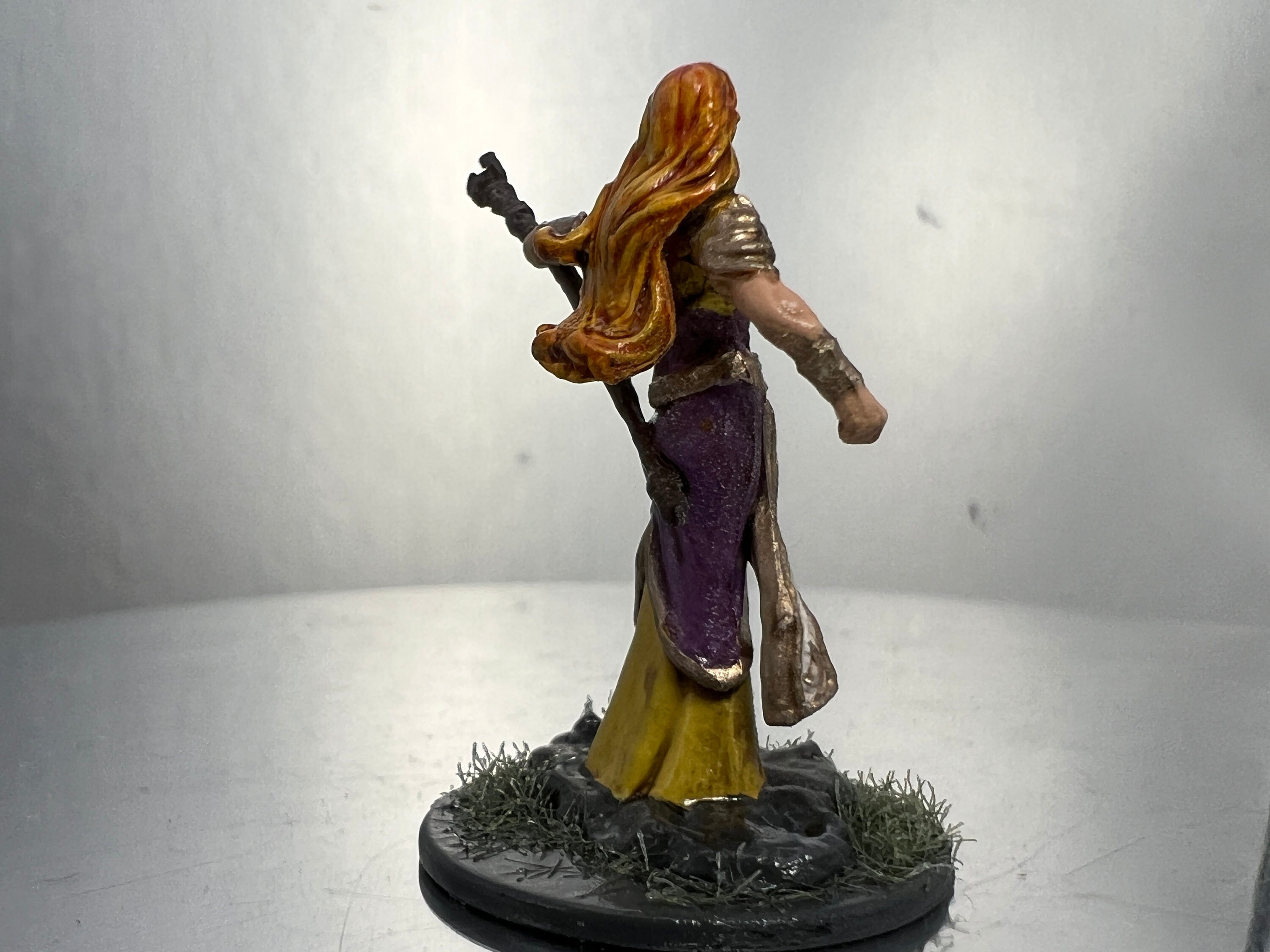 Female Elf Wizard Sorcerer Priest Mage Cleric Hand Painted Miniature ...