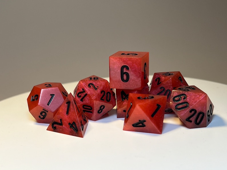 Handmade “vicious Mockery” Bard Sorcerer Wizard Dice for RPG TTRPG ...