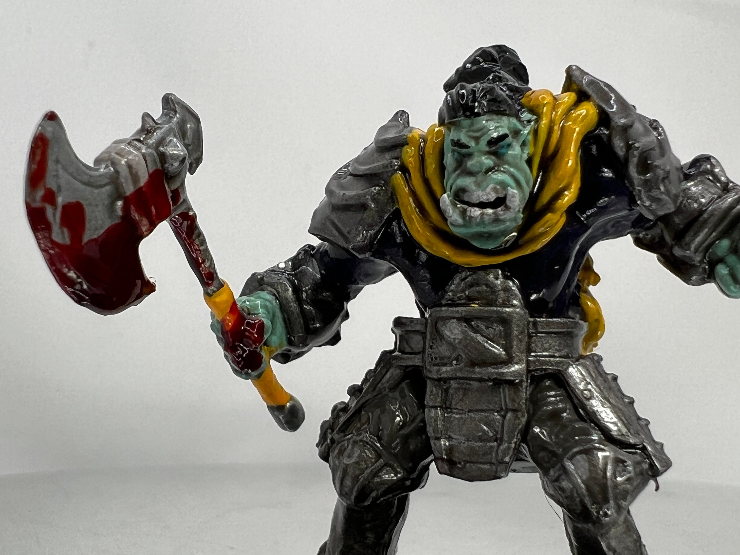 Male Orc Fighter Bandit Sword Barbarian Hand Painted Miniature Dungeons ...