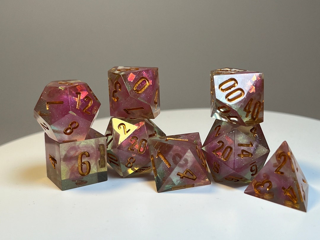 Handmade college of Eloquence Bard Dice for RPG TTRPG, Dungeons ...