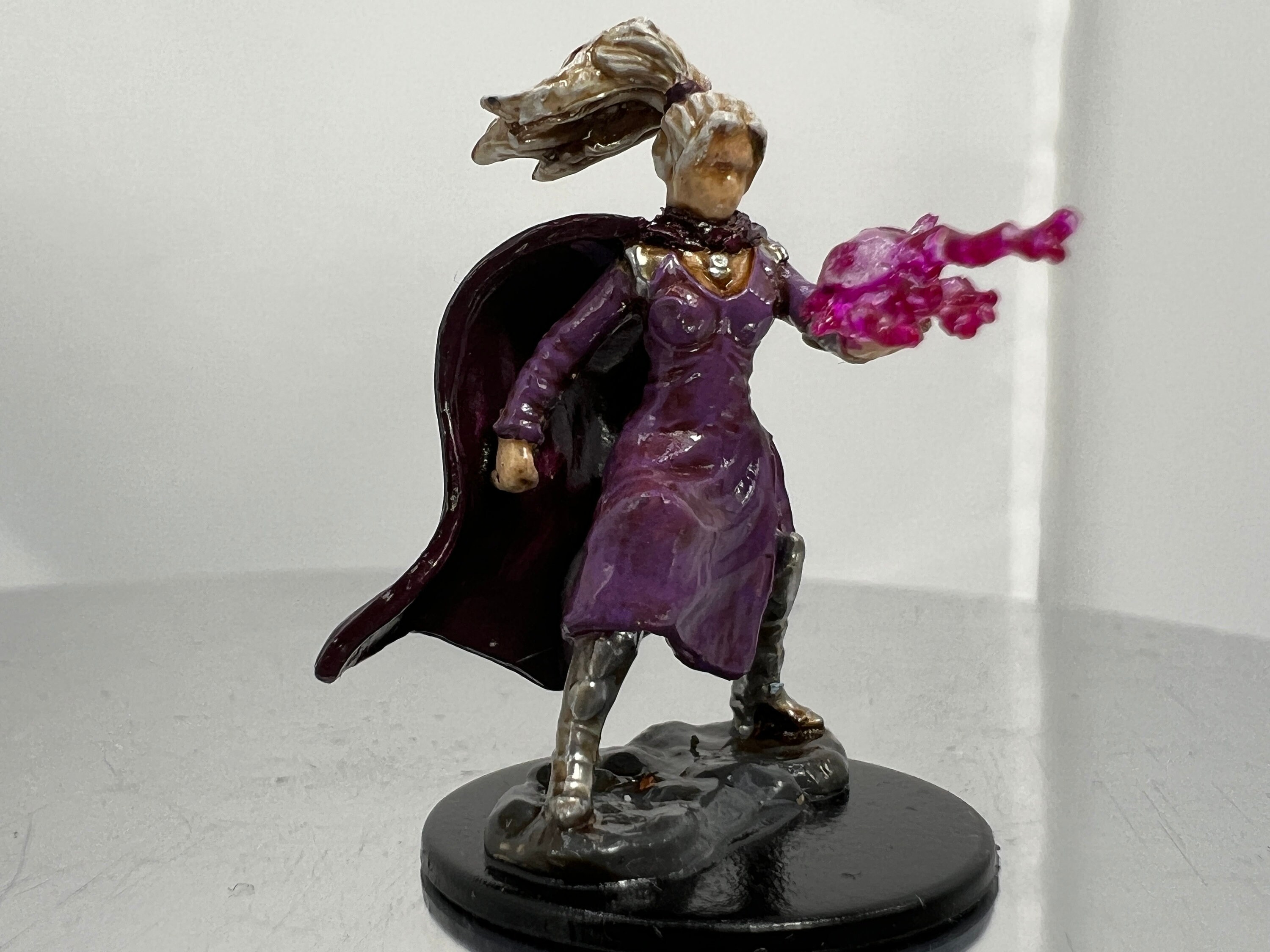 Female Human Sorcerer Wizard Warlock Painted Miniatures Painted Mini ...