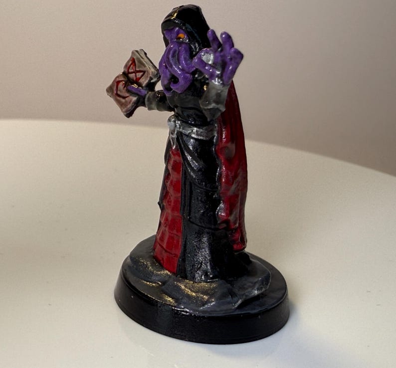 Mind Flayer Illithid Warlock Sorcerer Mage Eldrich Hand Painted ...