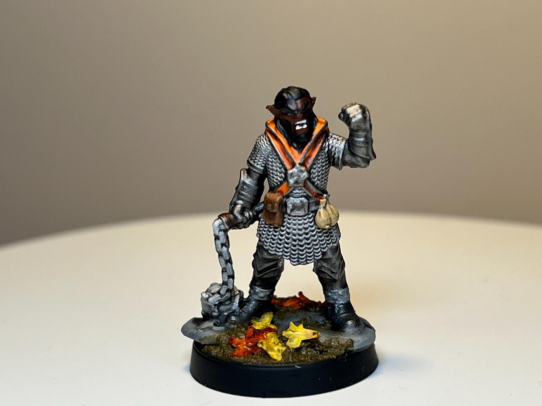 Male Bugbear Fighter Bandit Sword Barbarian Hand Painted Miniature ...