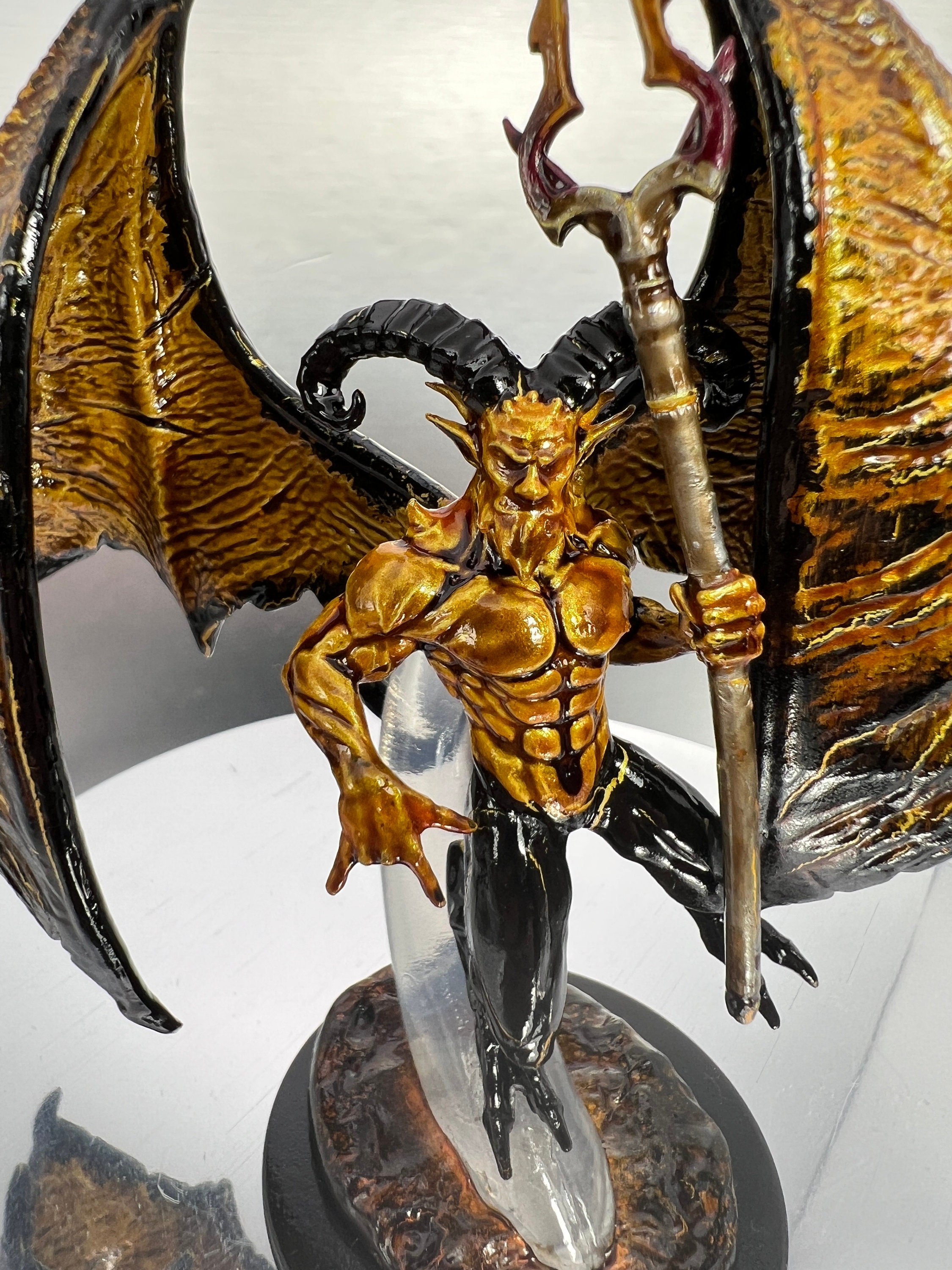 Horned Devil Painted Miniature Dungeons Dragons D&D DND Role Playing ...