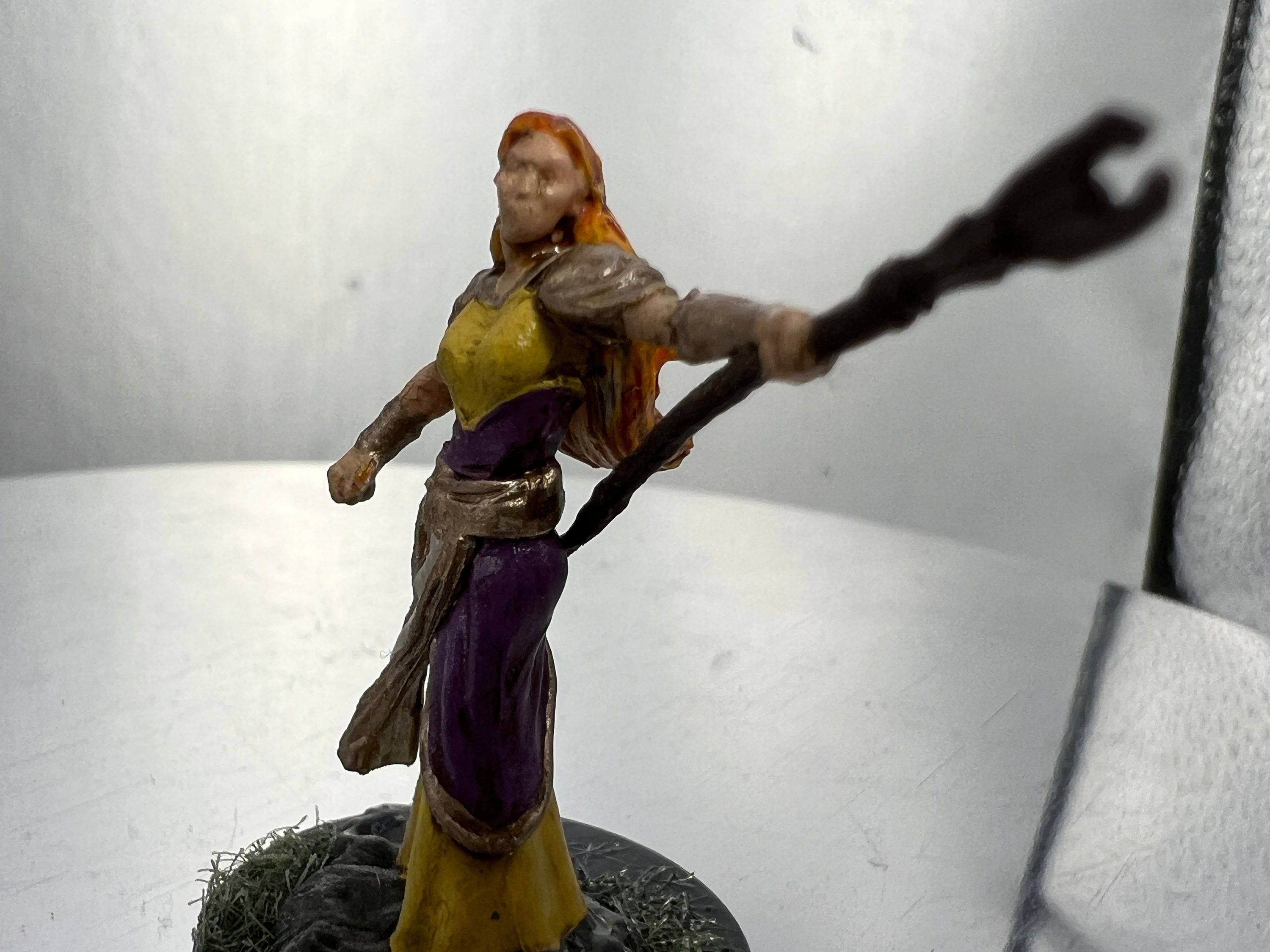 Female Elf Wizard Sorcerer Priest Mage Cleric Hand Painted - Etsy