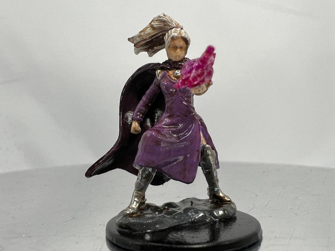 Female Human Sorcerer Wizard Warlock Painted Miniatures Painted Mini ...