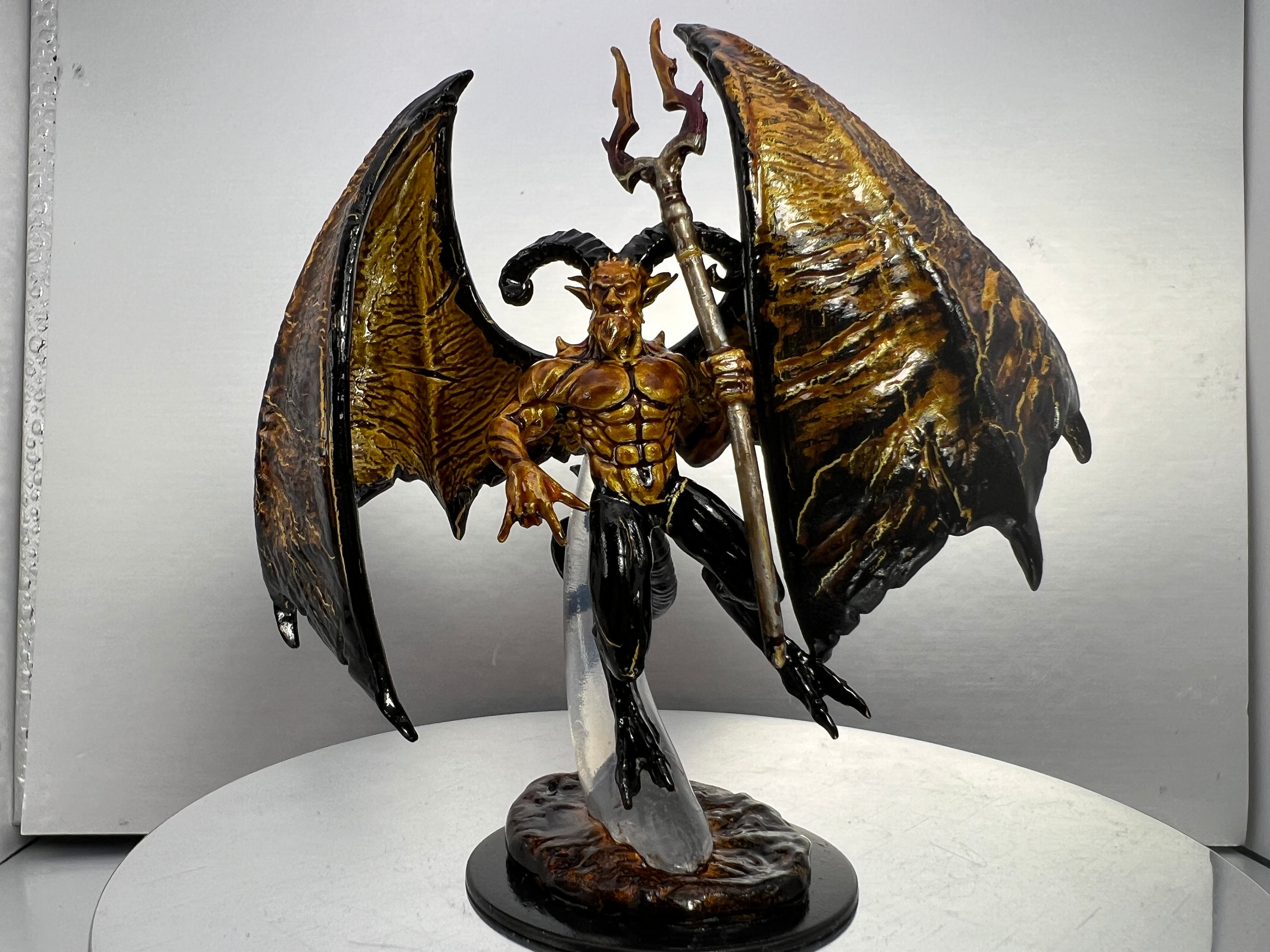 Horned Devil Painted Miniature Dungeons Dragons D&D DND Role Playing ...