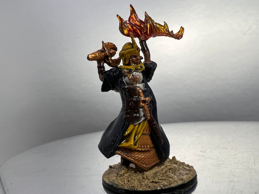 Female Human Holy Priest Sorcerer Mage Cleric Hand Painted Miniature ...