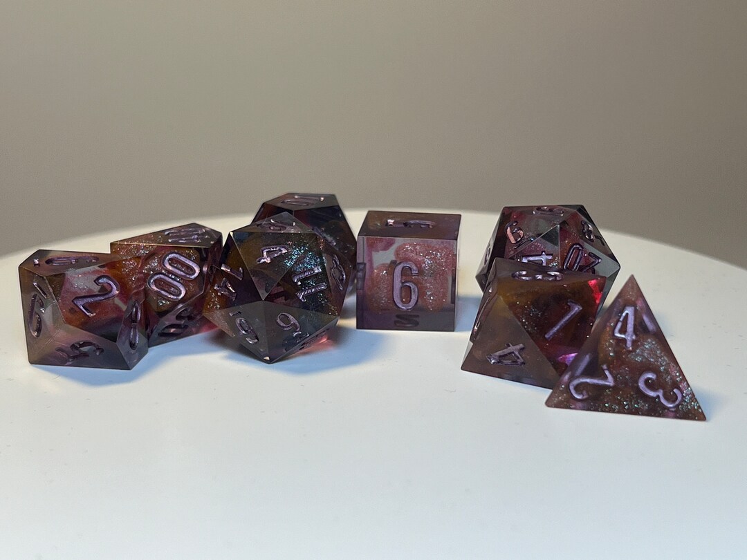 Handmade astral Plane Dice for RPG TTRPG, Dungeons & Dragons/pathfinder ...