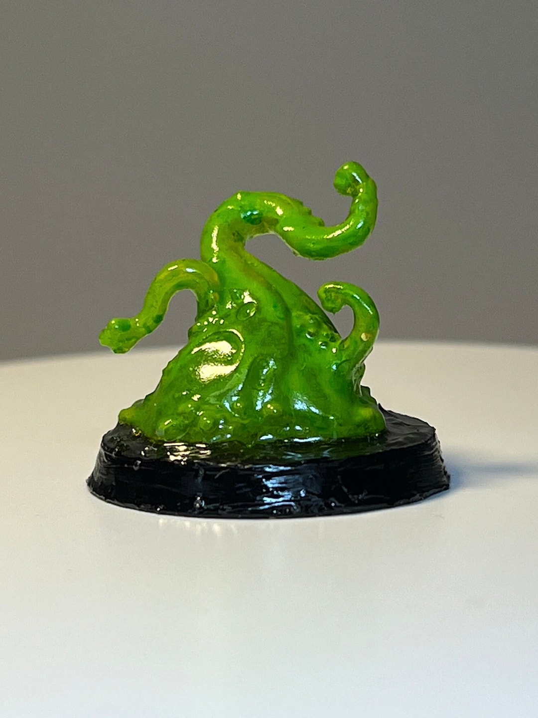 Gelatinous Cube Green Ooze Slime Monster Painted Miniature Dungeons ...
