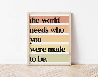 The World Needs You - Etsy