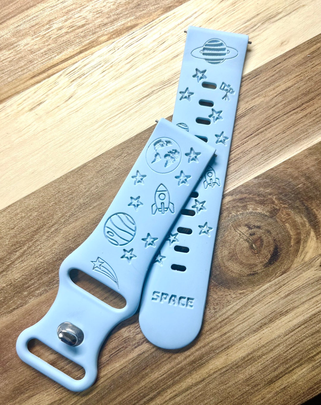 Space Design Watchband, Kids Watchband, Gabb Compatible Engraved Watch ...