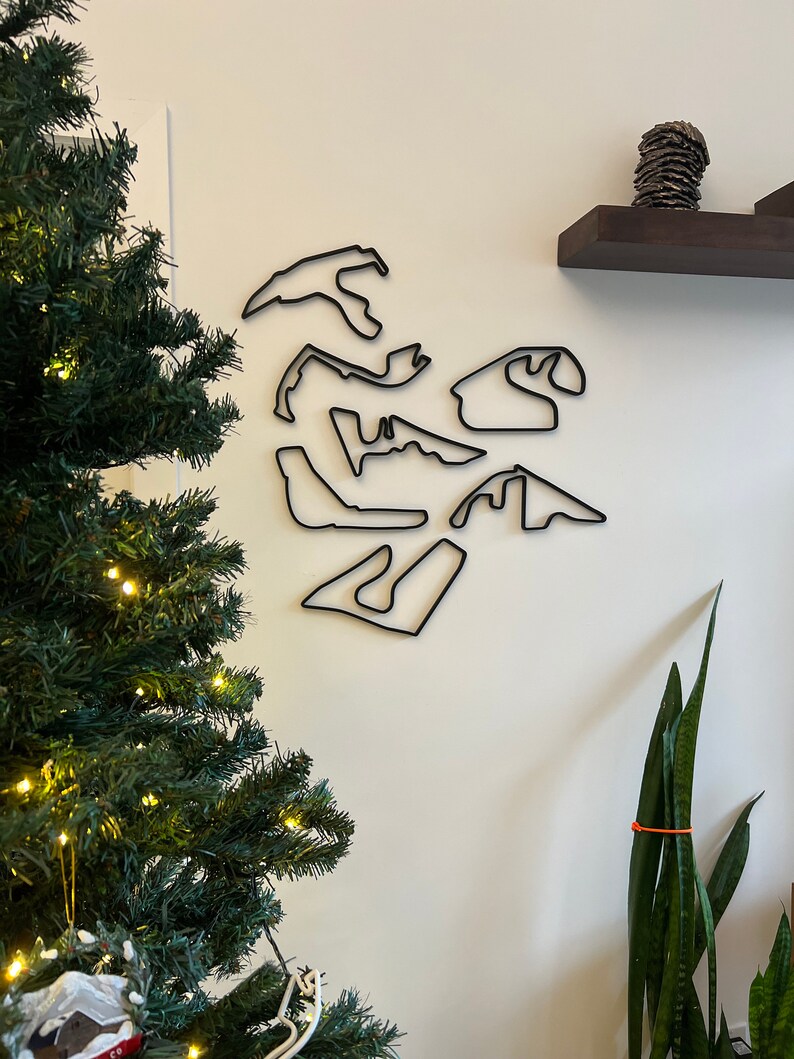 Formula 1 Race Track Wall Art Grand Prix Circuit | Etsy