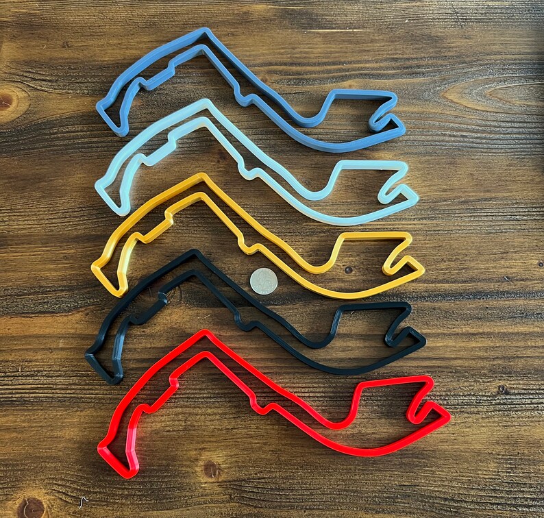 Formula 1 Race Track Wall Art Grand Prix Circuit | Etsy