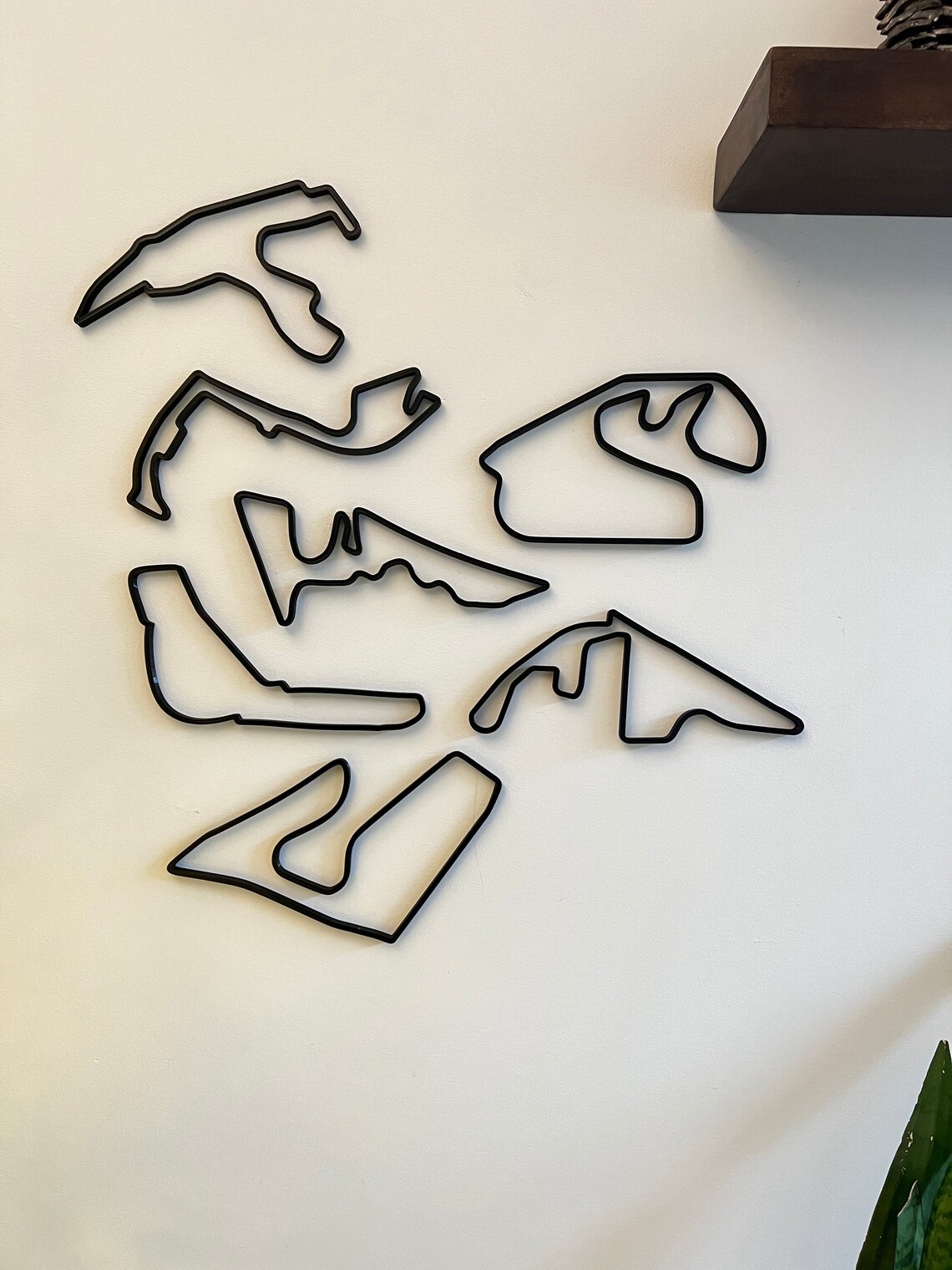 Formula 1 Race Track Wall Art Grand Prix Circuit | Etsy