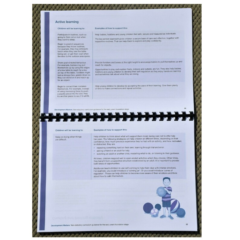Development Matters and Early Years Foundation Stage Statutory ...