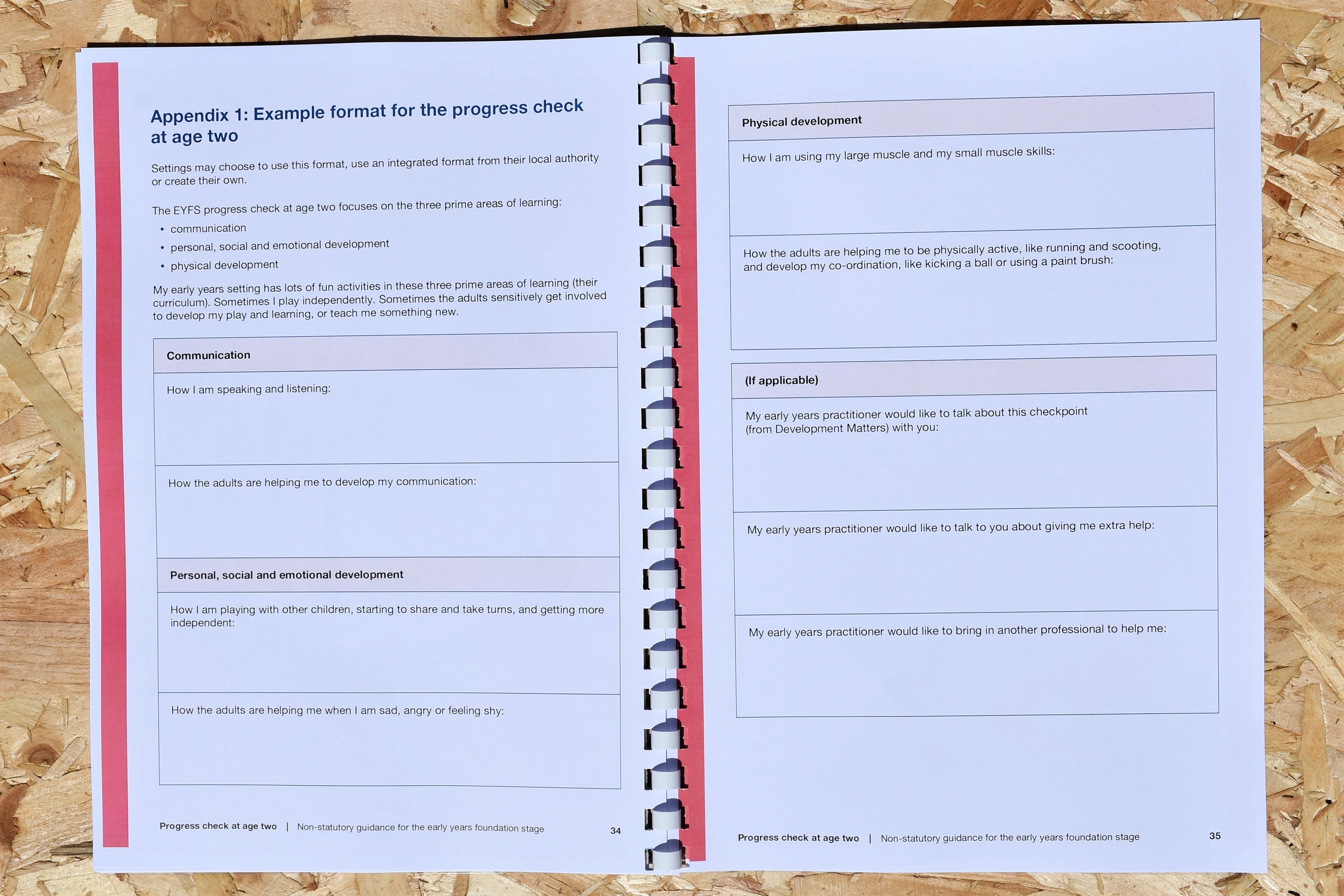 EYFS Progress Check at Age Two 2 - Guidance for Early Years Foundation ...