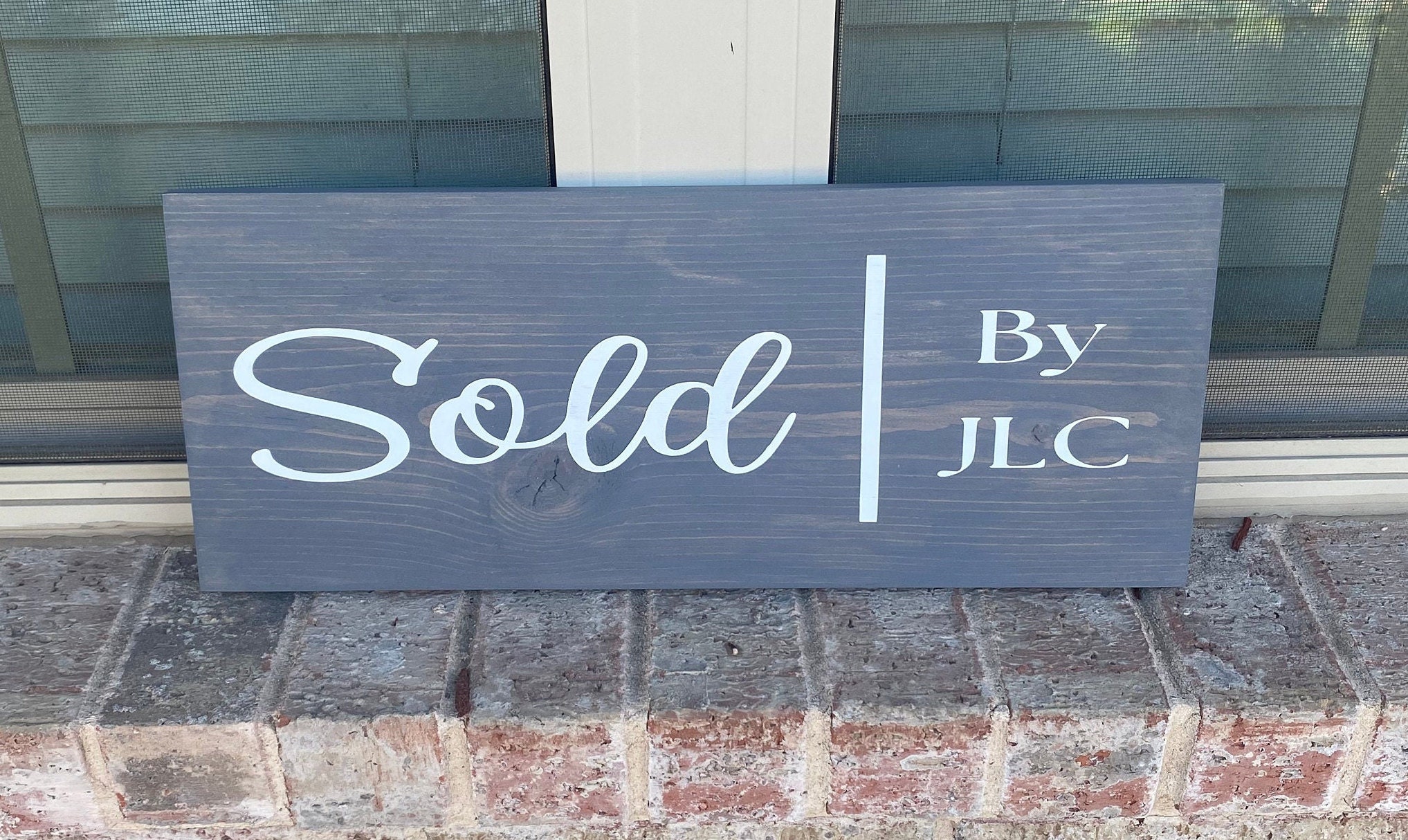 Sold by Sign, Closing Sign, Real Estate Social Prop, Realtor Sold Prop ...