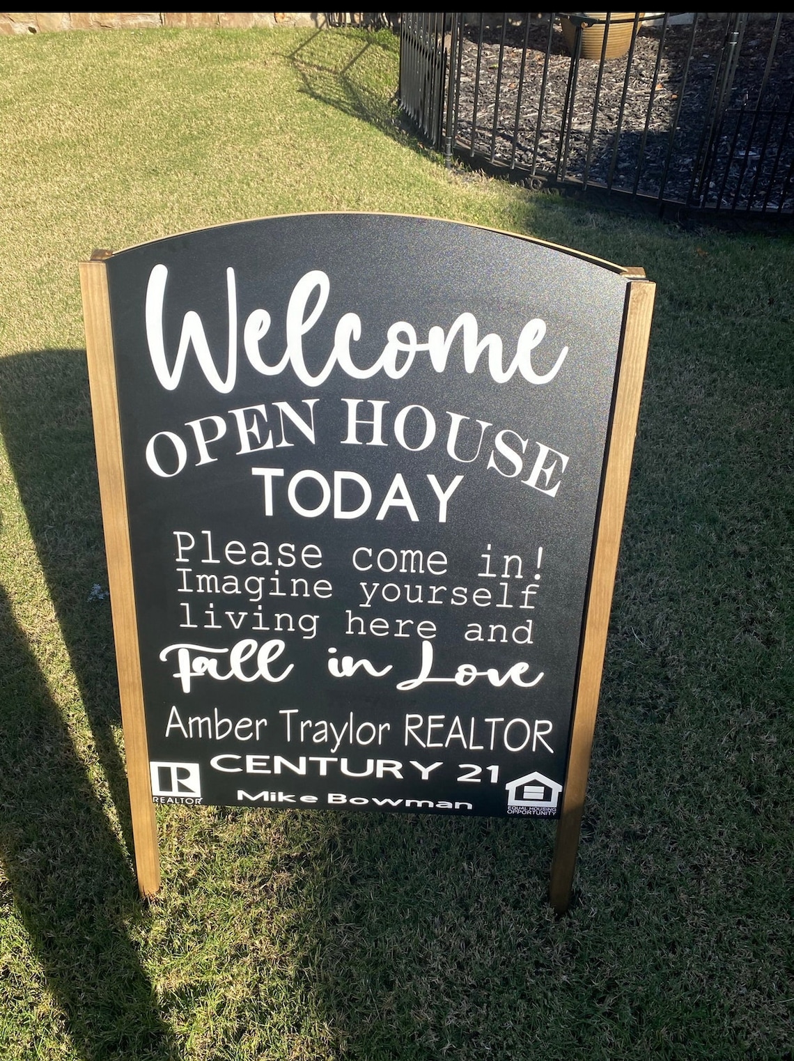 Personalized Real Estate Agent Sign Custom Real Estate Open - Etsy