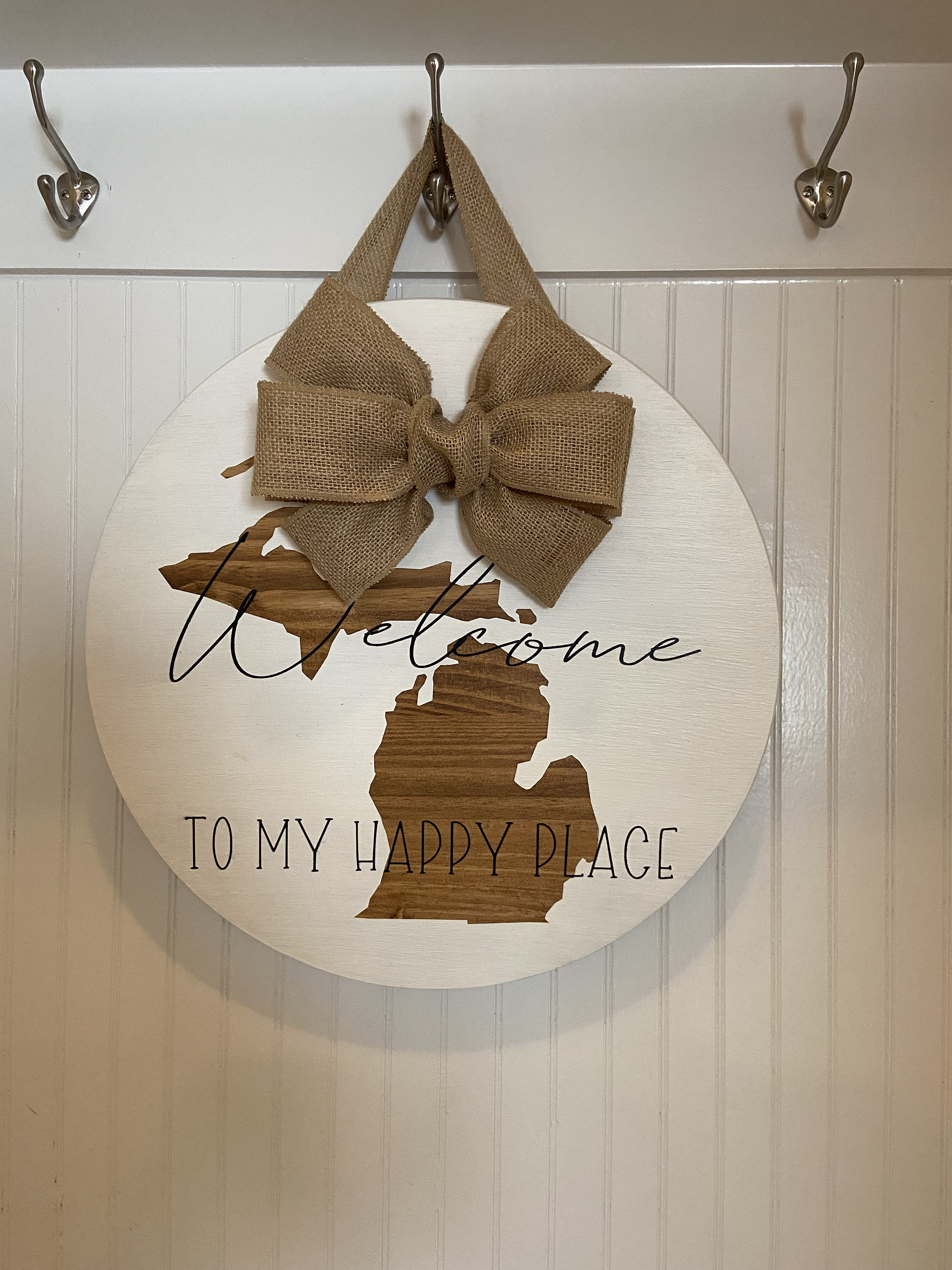 Personalized State Door Sign, Front Door Decor, Door Wreath, Front Door ...