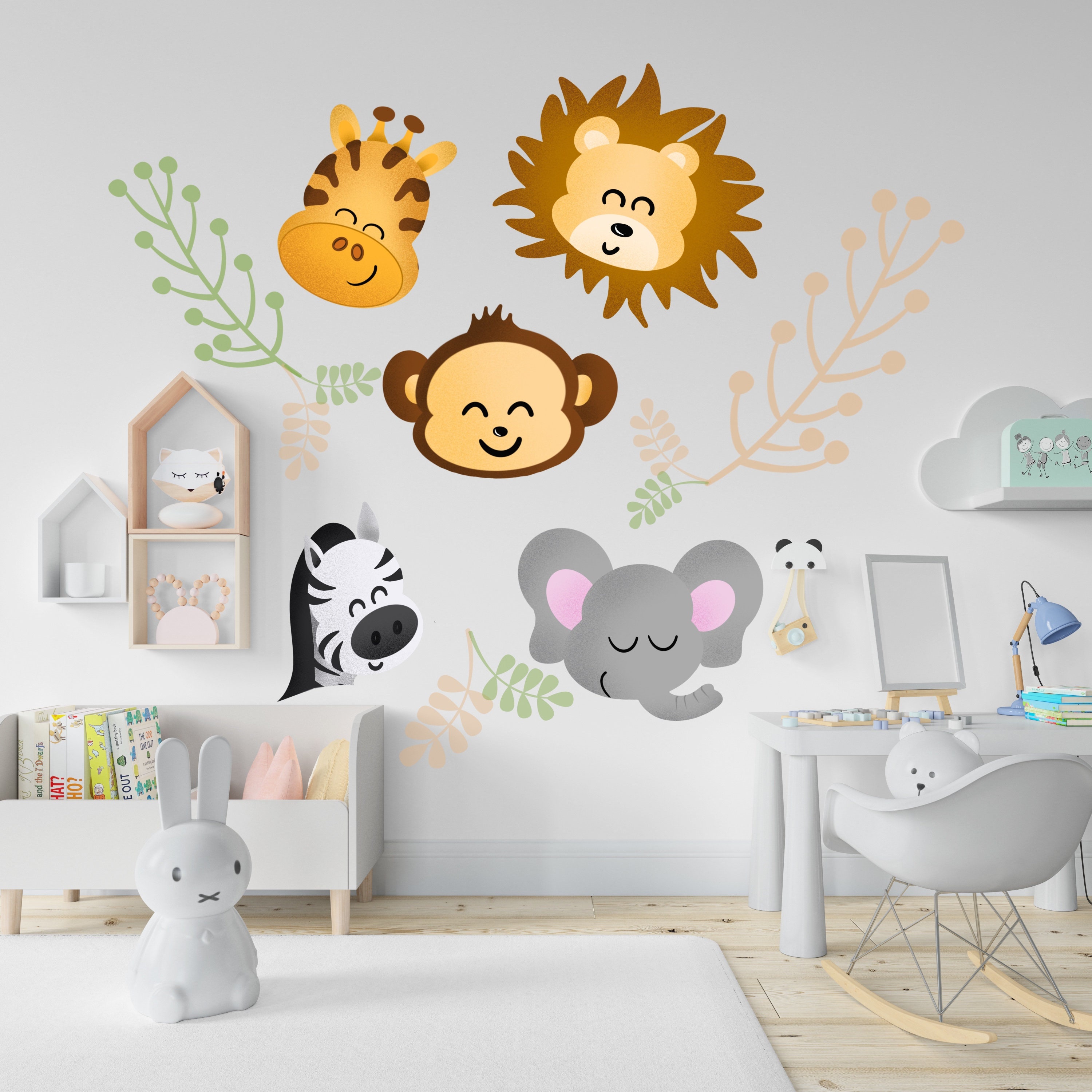 Jungle Buddies Set, Jungle Animals, Jungle Pack, Jungle Animals Clip ...