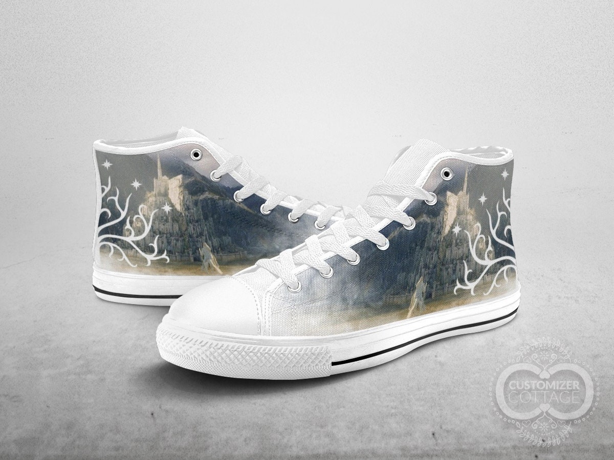 Journey of the Wizard Custom Made Black or White Shoes - Etsy