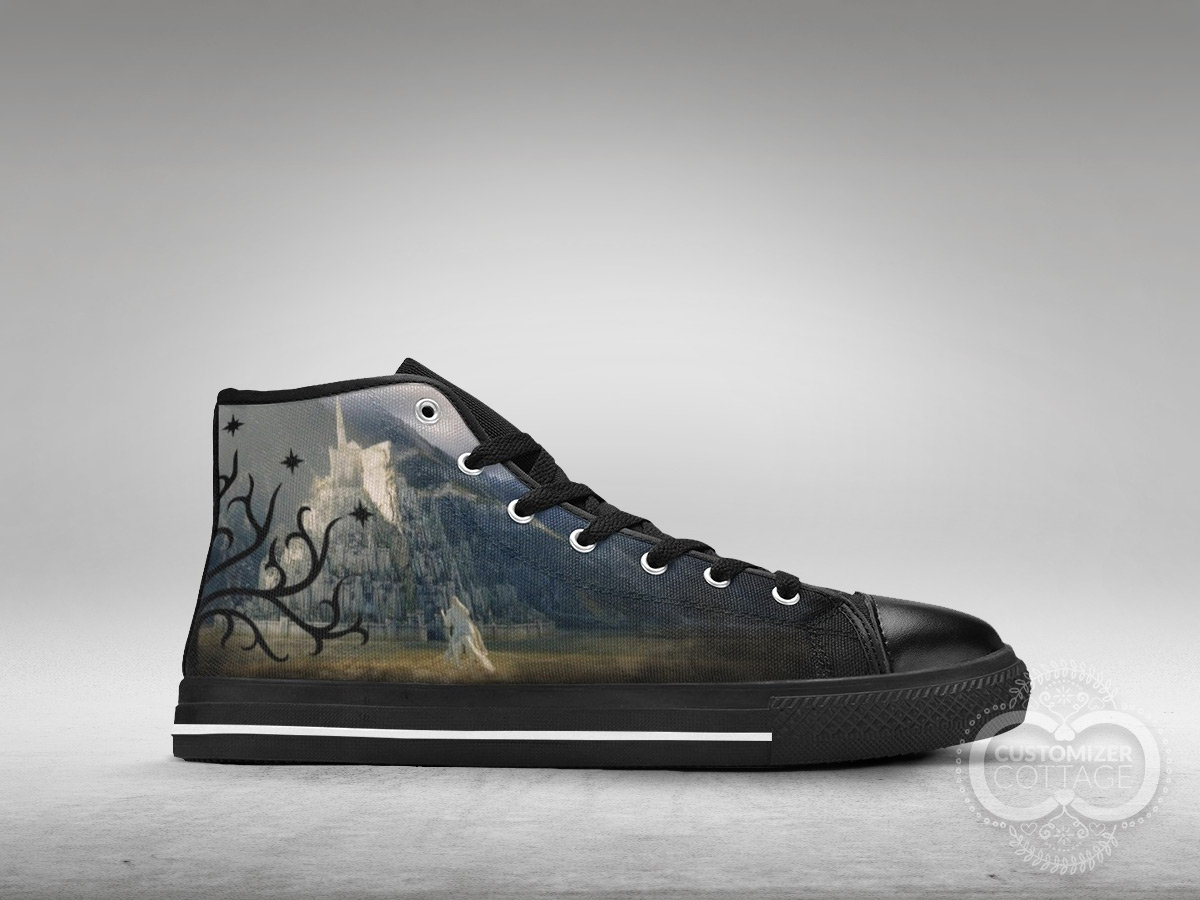 Journey of the Wizard Custom Made Black or White Shoes - Etsy