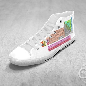 Periodic Table of Elements, Custom Made Shoes - Etsy