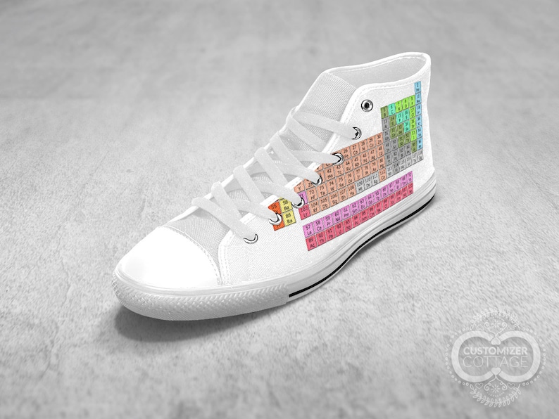 Periodic Table of Elements, Custom Made Shoes - Etsy