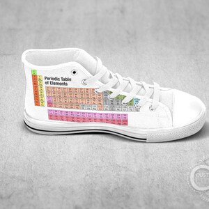 Periodic Table of Elements, Custom Made Shoes - Etsy