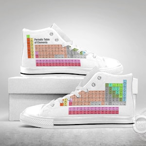 Periodic Table of Elements, Custom Made Shoes - Etsy