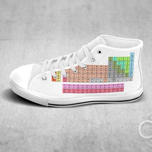 Periodic Table of Elements, Custom Made Shoes - Etsy