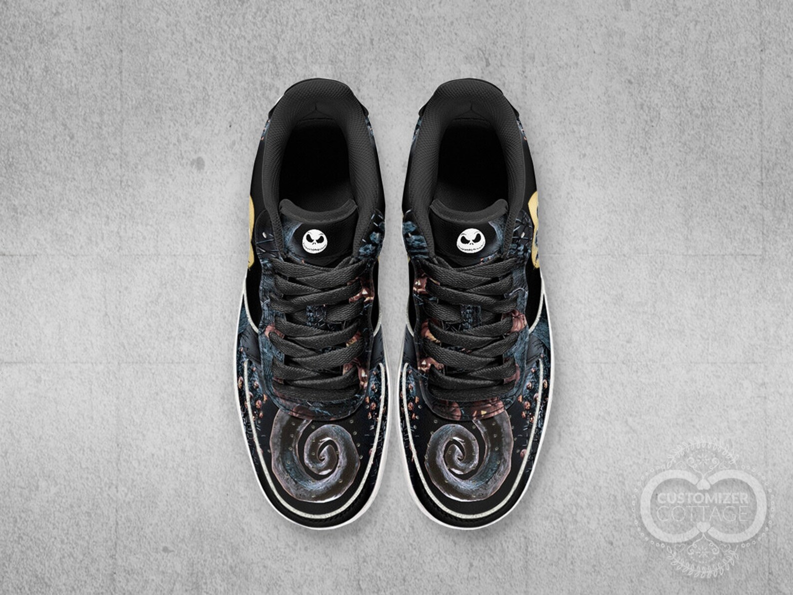 The Nightmare of Jack and Sally, Custom Made Streetwear Low Top Shoes ...